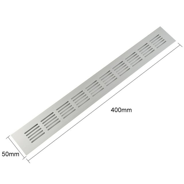 50mm Ventilation Grille Aluminium Rectangular Cabinet Wardrobe Air Vent ...
