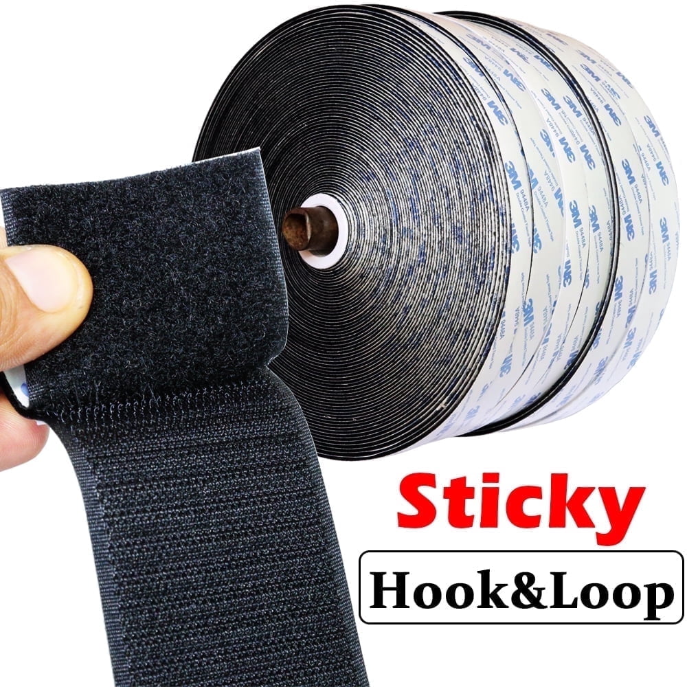 50mm x 1m Heavy-Duty Adhesive Hook and Loop Tape - Heat Resistant ...