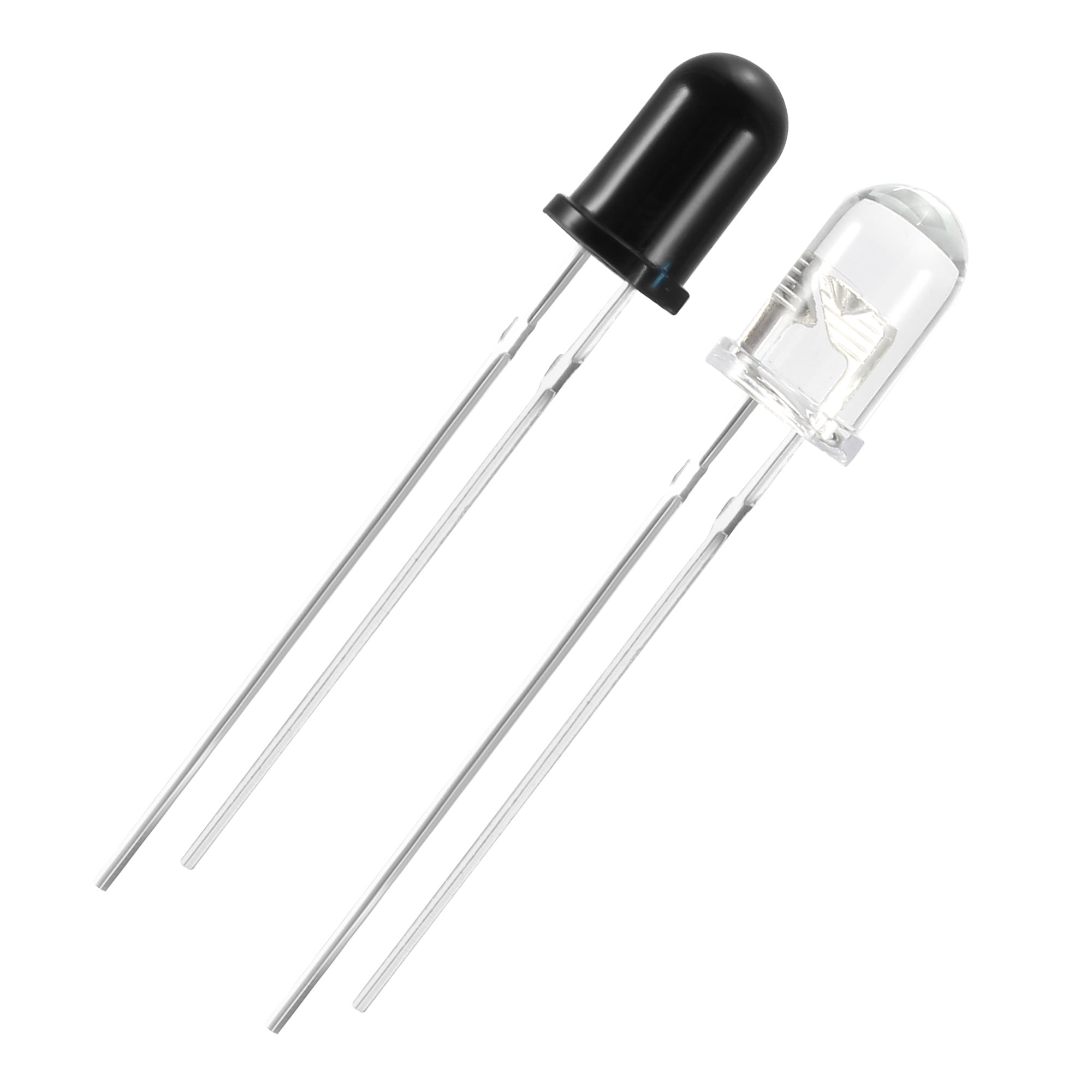 50pairs 5mm 940nm LEDs Infrared Emitter and IR Receiver Diode DC1.2V ...