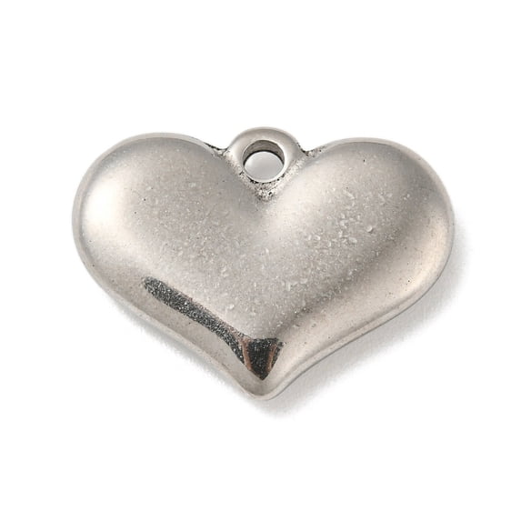 50pc 304 Stainless Steel Stamping Blank Tag Heart Pendants Craft ...