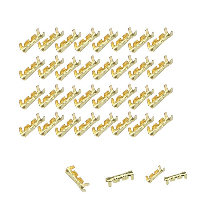 50pc Double U-shaped Parallel Cold Plug Connector Cold Terminal 0.5-1 ...