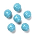 50pc Opaque Acrylic Beads Turtle Shell Light Sky Blue 10~11x12mm Hole ...