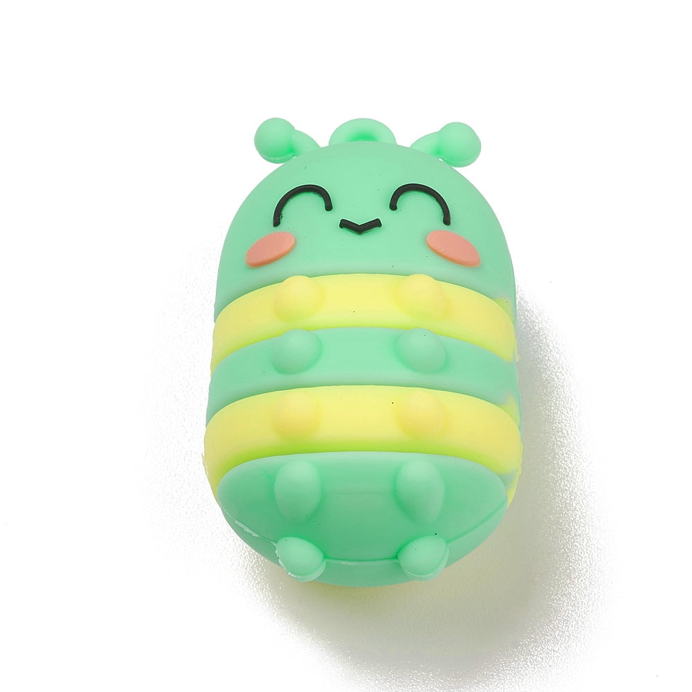 50pc PVC Plastic Cartoon Pendants Insect Style Insects 46x26x23.5mm ...