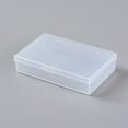 50pc Plastic Boxes Bead Storage Containers Rectangle Clear 10x6.5x2.2cm ...