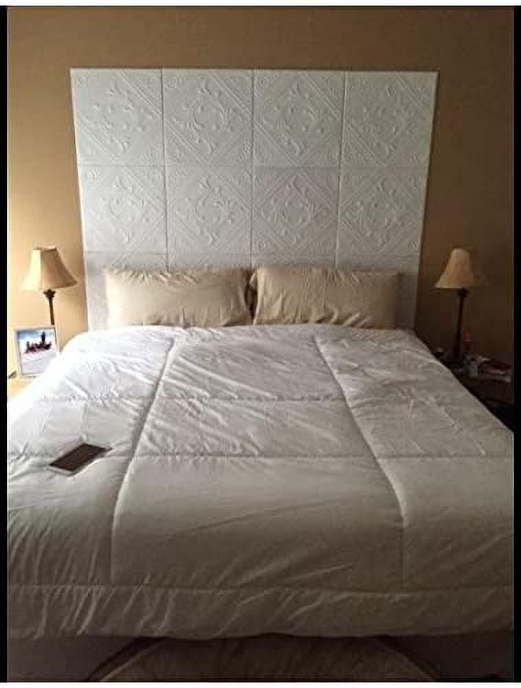 50pc of Anet White (20"x20" Foam) Ceiling Tiles - Covers about 135sqft ...