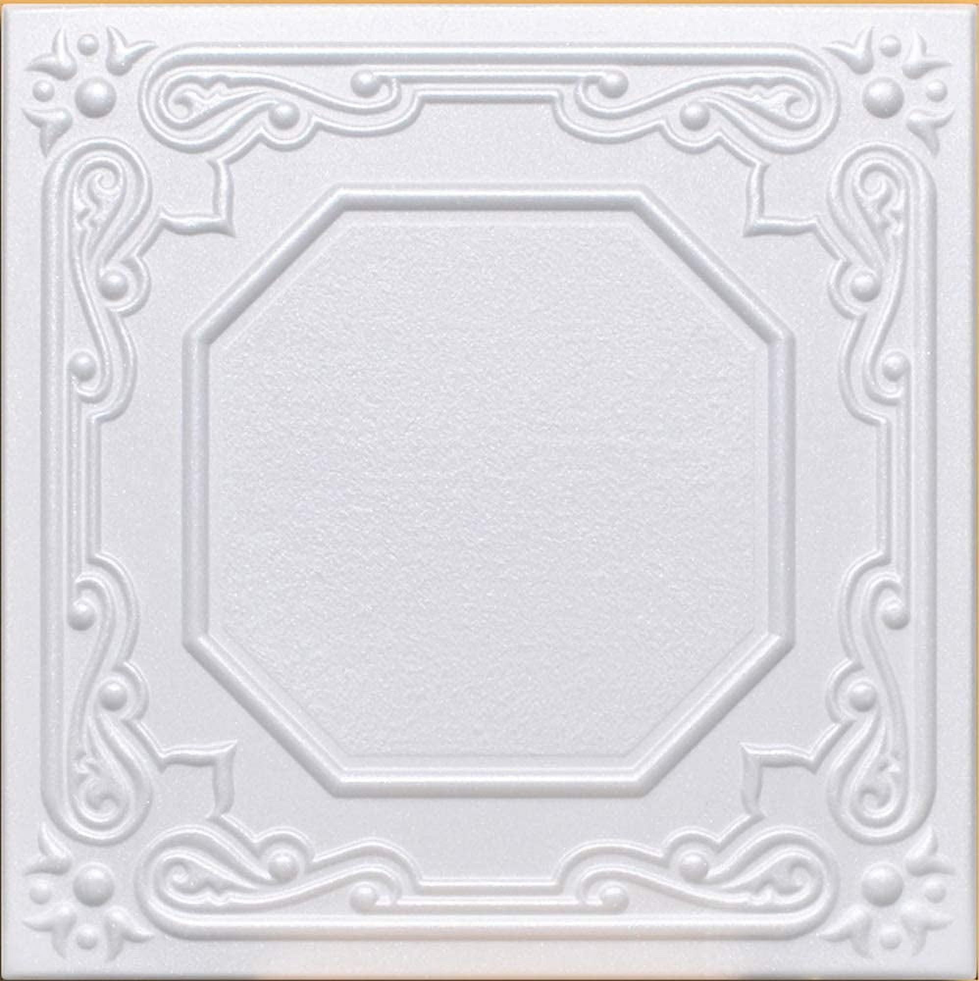 50pc of Lisbona (20"x20" Foam) Ceiling Tiles - Covers About 135sqft ...