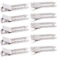 50pcs 1.8“ Silver Metal Hairdressing Double Prong Pin Curl Setting ...