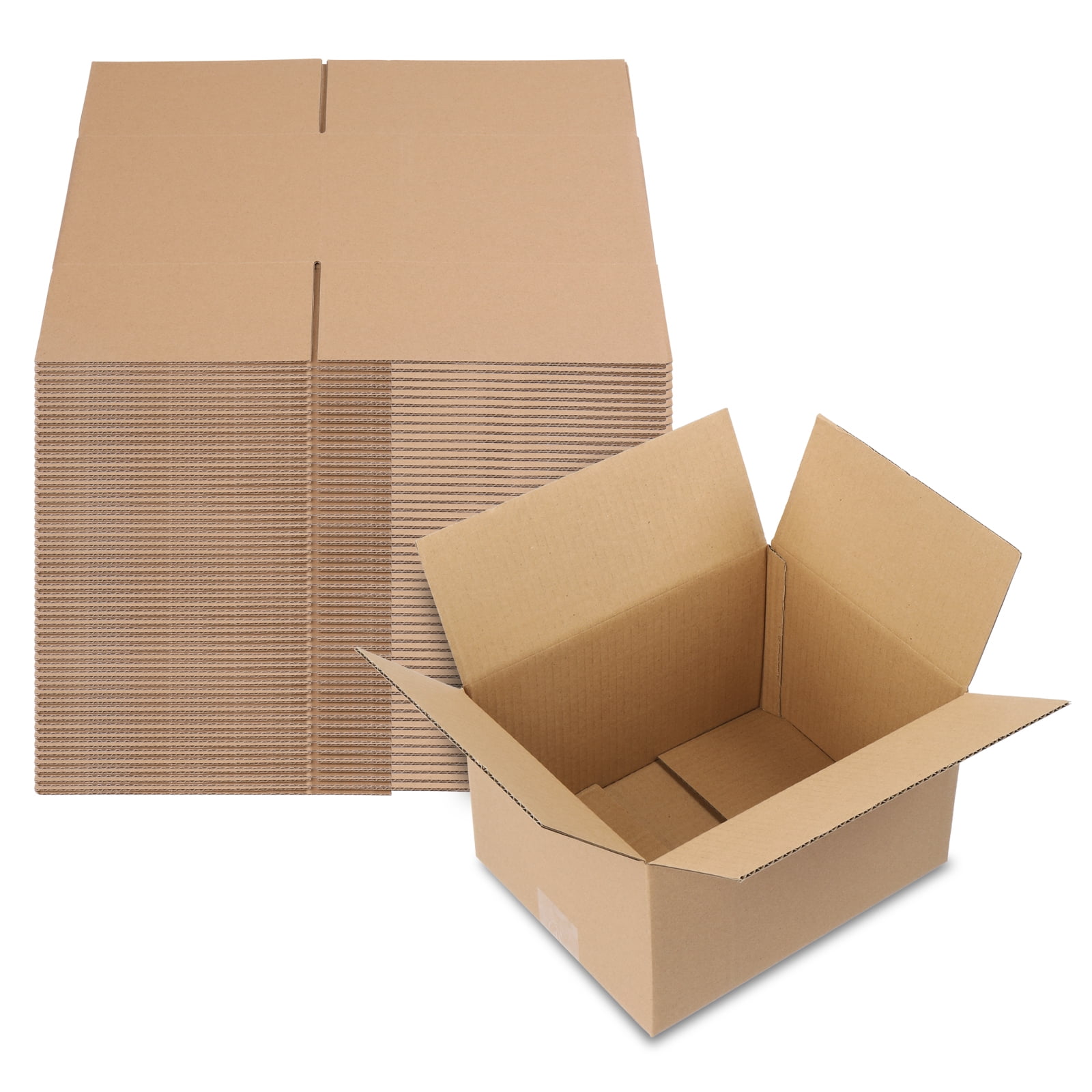 50pcs 10 "x 8" x 6 "(25.4x20.3x15.2cm) thick 3mm corrugated cardboard ...