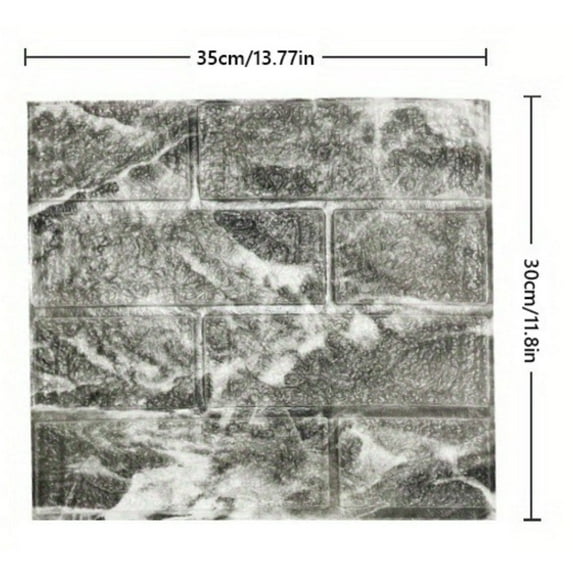 50pcs/100pcs 3D Wood Grain Wall Tile Stickers – Self-Adhesive ...