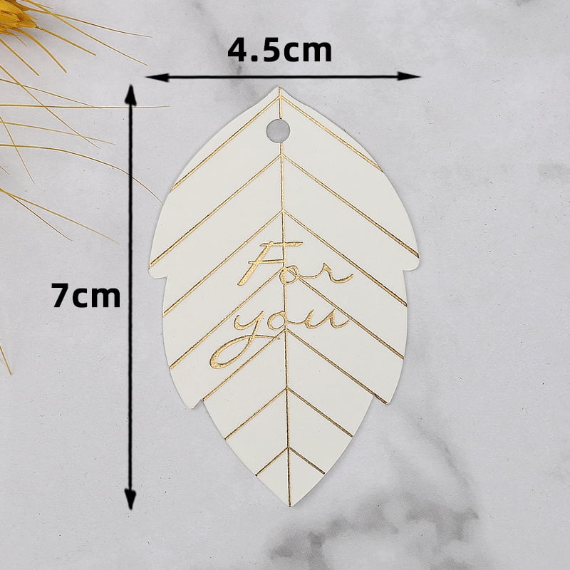 50pcs 100pcs Thank You Paper Card Tags Black White Hang Tag Label Paper ...