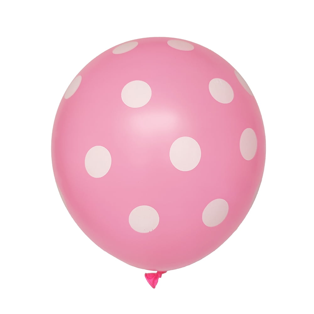50pcs 12 Inch Polka Dot Latex Balloons Kids birthday Wedding Party ...