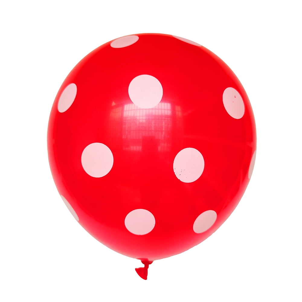 50pcs 12 Inch Polka Dot Latex Balloons Kids birthday Wedding Party ...