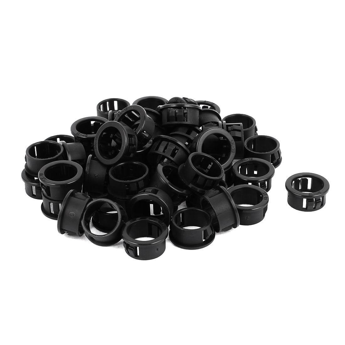 50pcs 19mm Mounted Dia Snap in Cable Hose Bushing Grommet Protector ...