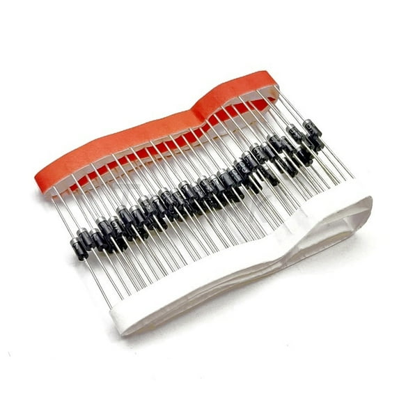 50pcs 1N4001 1N4002 1N4003 1N4004 1N4005 1N4006 1N4007 DO-41 Rectifier Diode 1A 50V 100V 200V ...