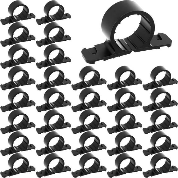 50pcs 1in Plastic Tube Fasteners Push Fit Install for PEX CPVC Pipe ...