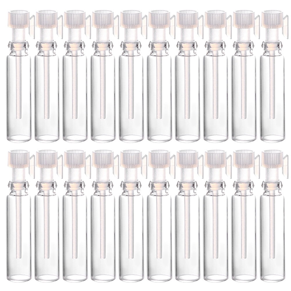 50pcs 1ml Perfume Sample Bottles Mini Glass Empty Fragrance Bottle for ...