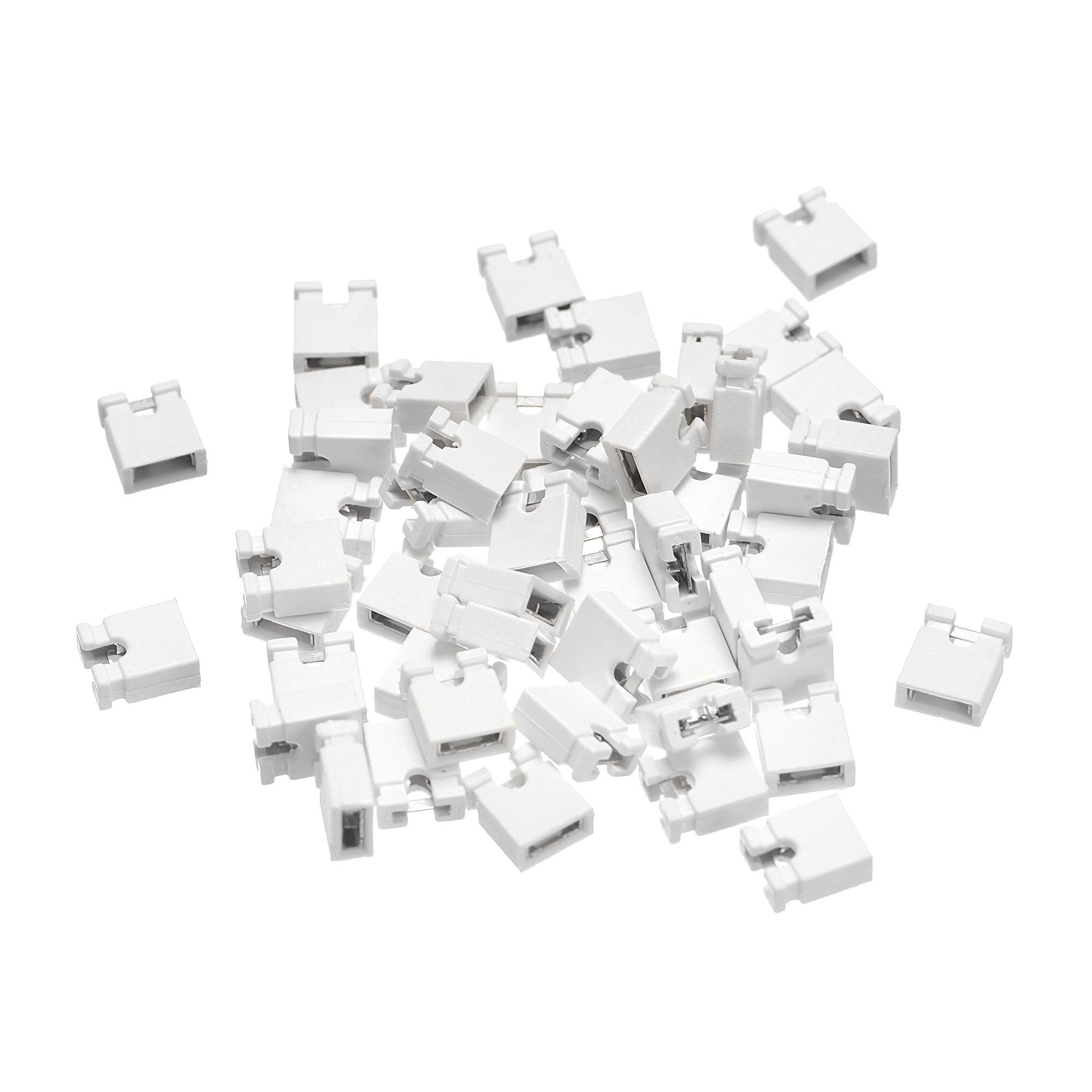 50pcs 2.54mm Standard Pin Header Jumper Cap Short Circuit Connection ...