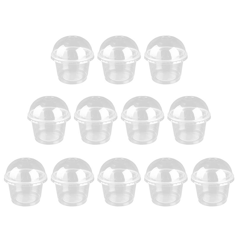 50pcs/20pcs 250ml Disposable Dessert Dessert Plastic Vasesss ...