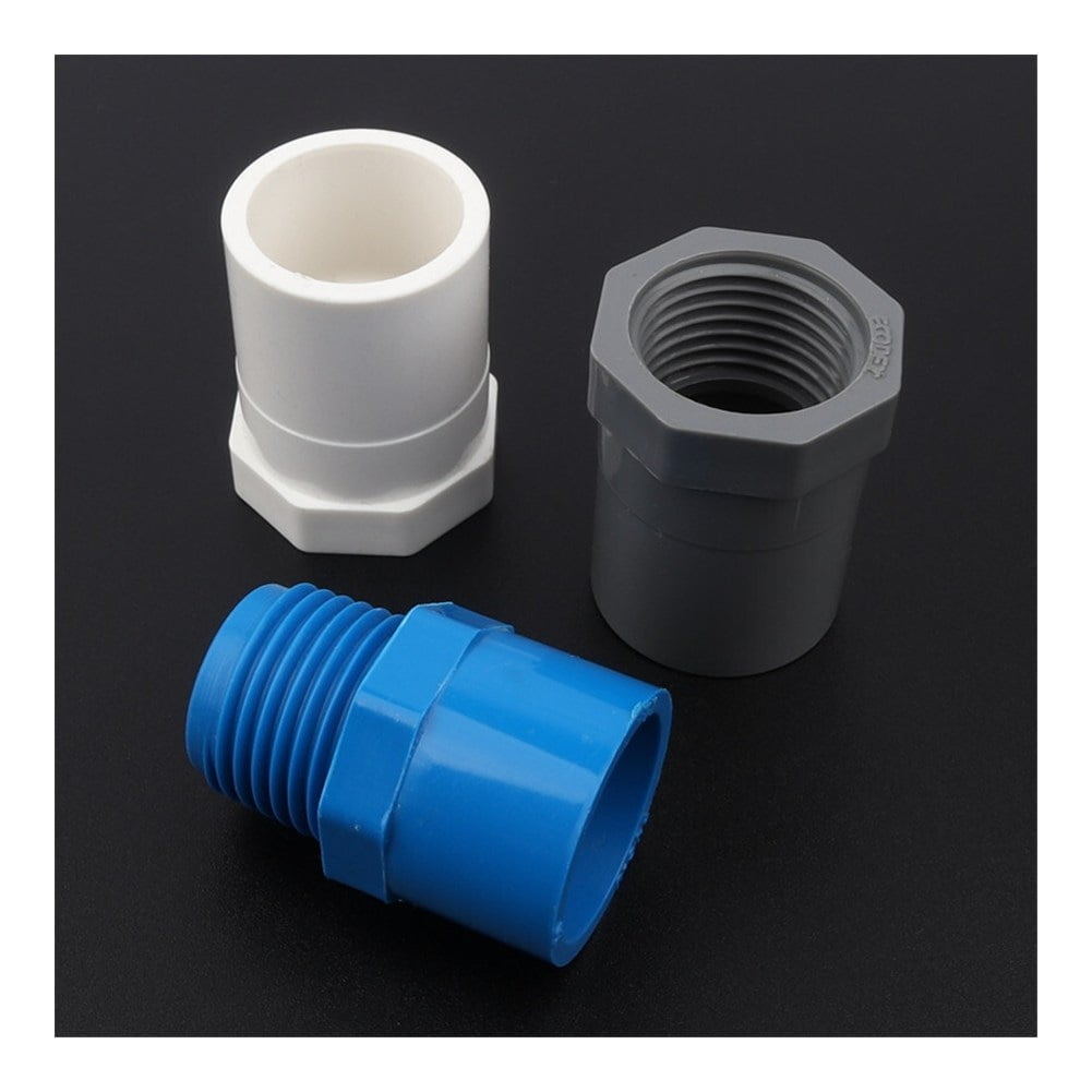 50pcs 25mm~3/4" Female/Male Thread PVC Pipe Connectors Garden ...