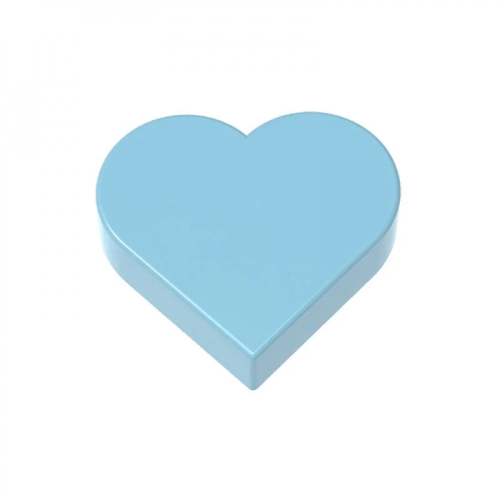 50pcs 39739 Bricks Tile 1 x 1 Parts Heart Compatible MOC Building Block ...