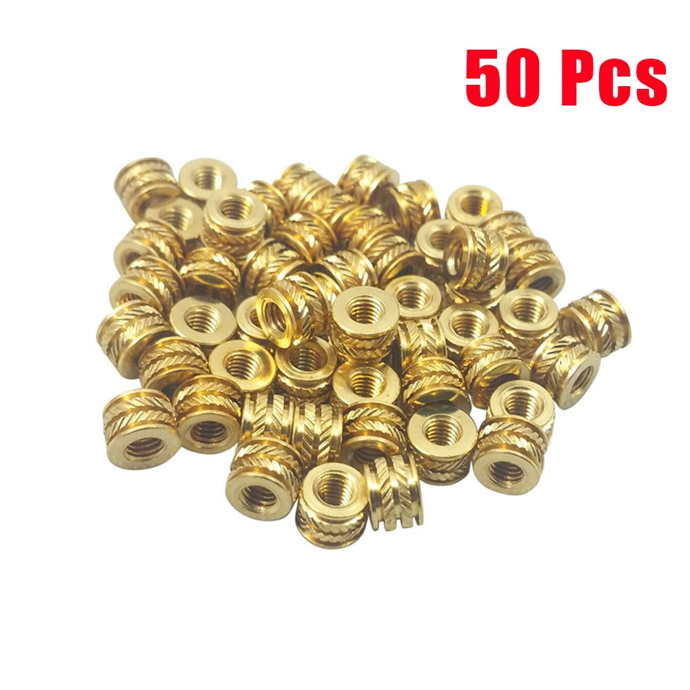 50pcs 3mm Brass Threaded Metal Heat Set Screw Inserts for 3D Printing ...