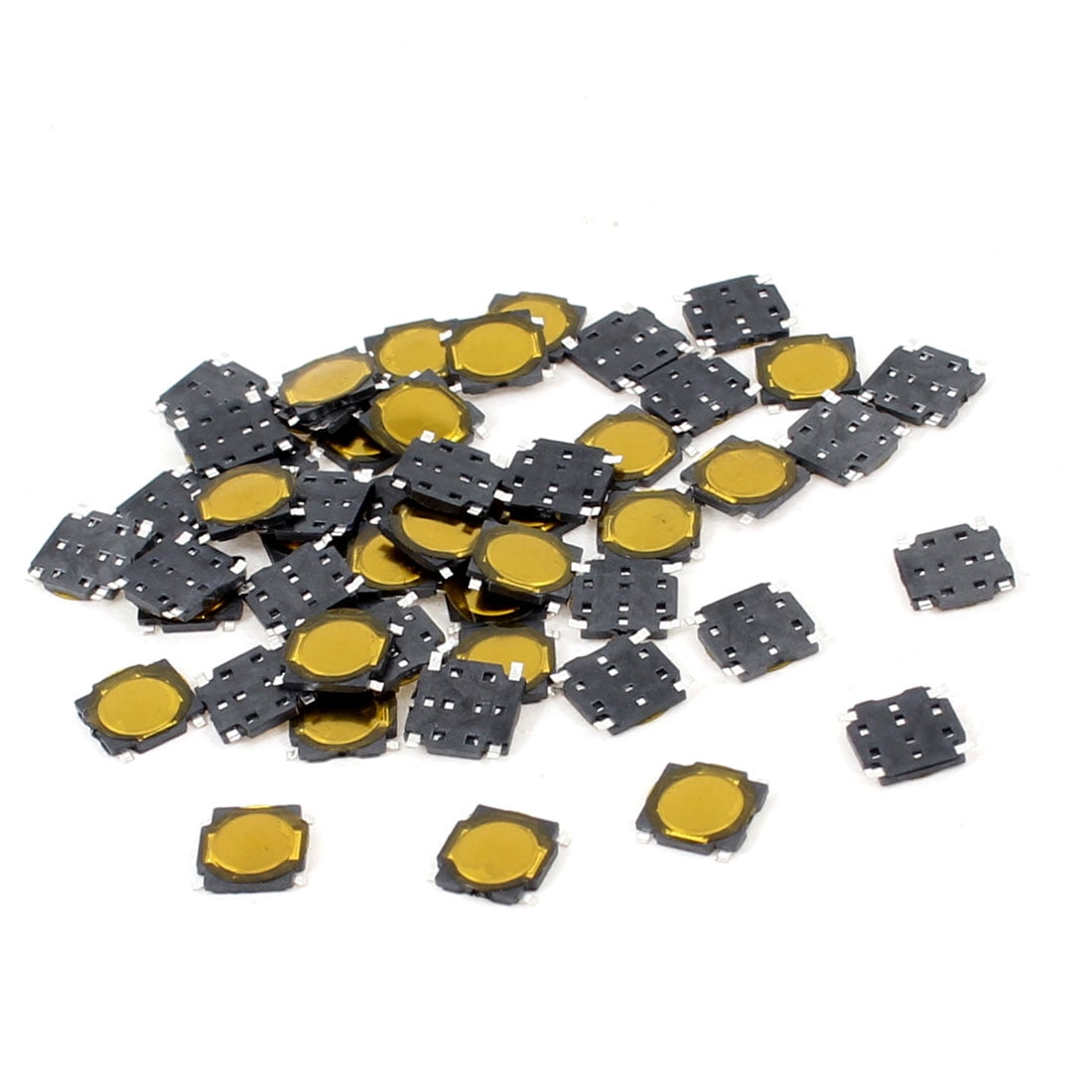 50pcs 4.5x4.5x0.5mm 4 Pins Momentary Push Button SMT Tactile Tact ...
