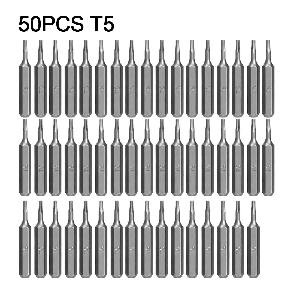 50Pcs 4mm Small Hex Shank Screwdriver Bits Set for Torx Batch Head for ...