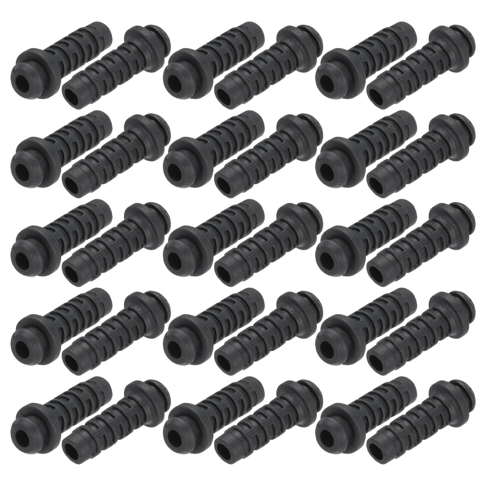 50pcs 4mm Strain Relief Cord Connector Cable Bushing Boot Sleeve for ...