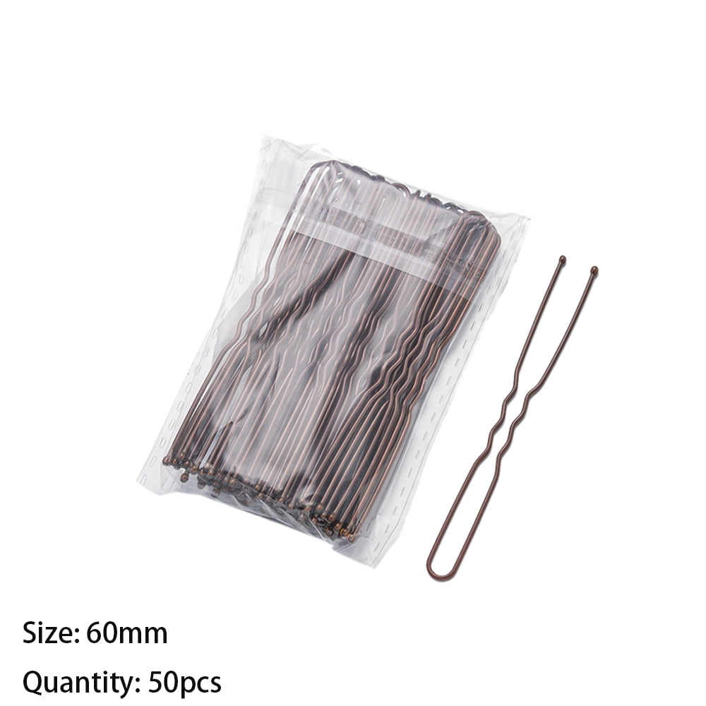 50pcs 50/60/70mm Hair Pin And Clips U Shape For Headpiece Women Girls ...