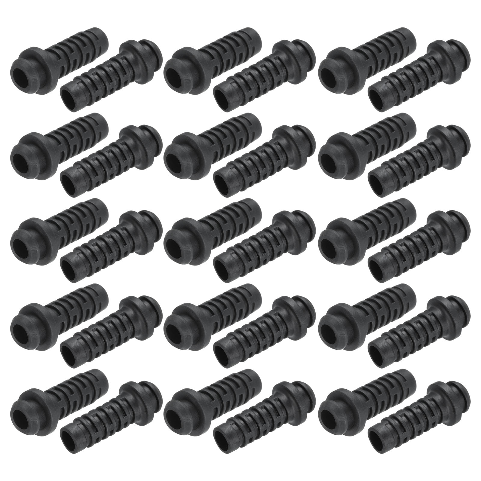 50pcs 7.5mm Strain Relief Cord Connector Cable Bushing Boot Sleeve for ...