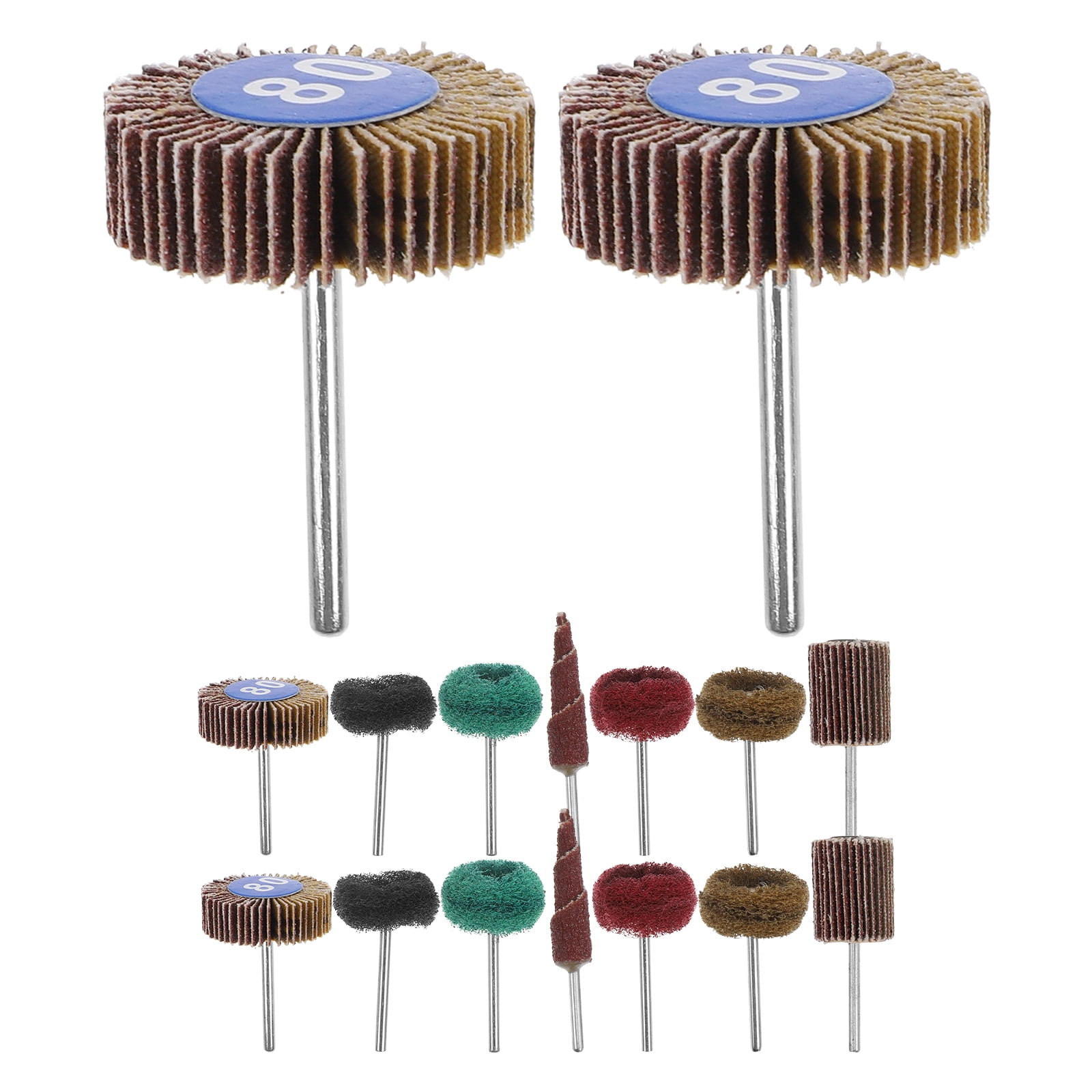 50pcs Abrasive Flap Wheel Set for Rust Removal Polishing with Drill ...