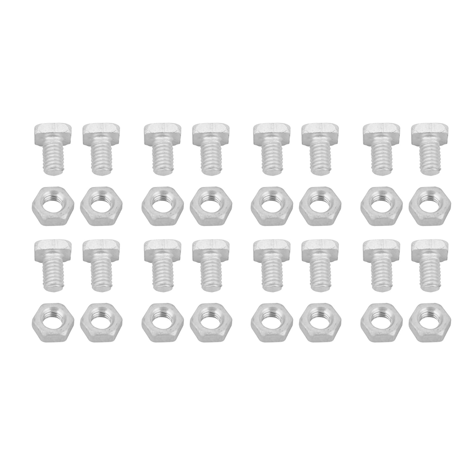 50pcs Aluminium Nuts 50pcs Bolts Tool Accessory Set for Greenhouse ...
