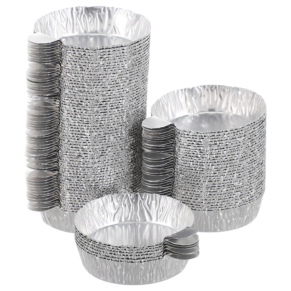 Raindrops Lab Aluminum Foil Weighing Dish Silver 50Pcs for Laboratory ...