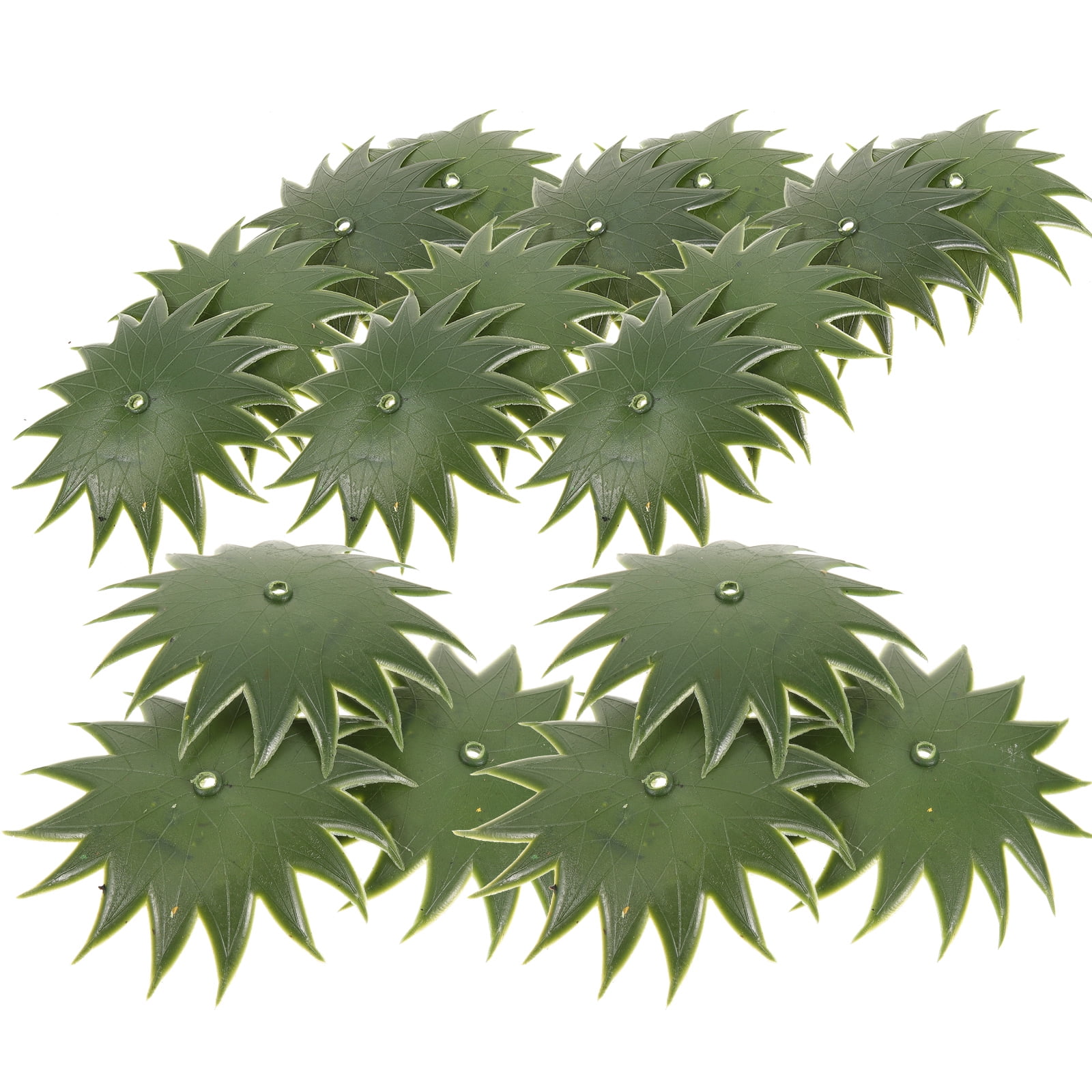 50pcs Plastic Green Sepals Artificial Flower Calyxes for DIY Flowers ...