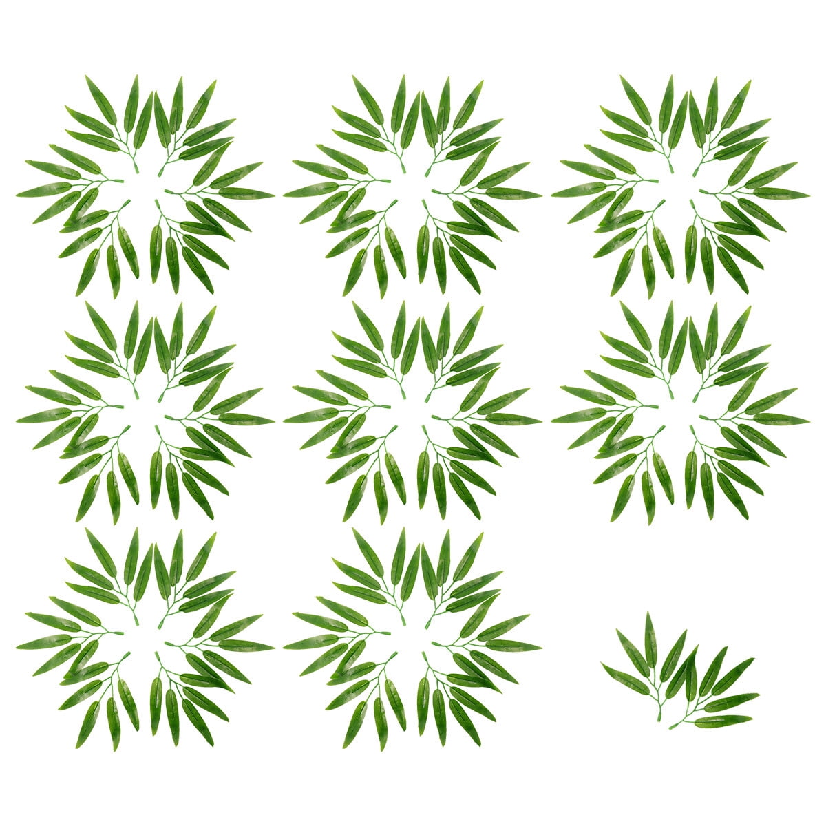 50pcs Artificial Leaves Simulation Lifelike Greenery Leaves Photo Prop ...