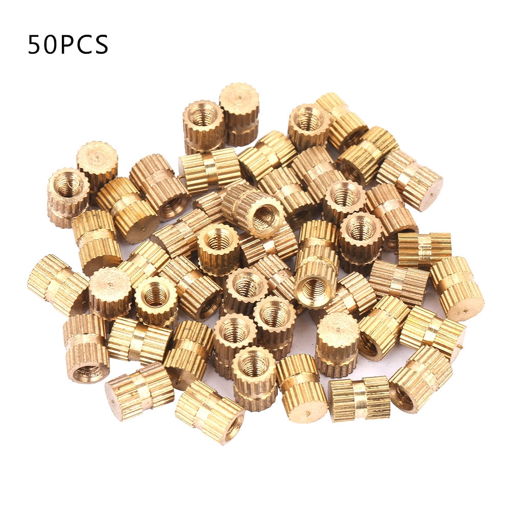 50pcs B Type Single Pass Through Blind Hole Brass Insert Part Embedded ... 50pcs B Type Single Pass Through Blind Hole Brass Insert Part Embedded ...