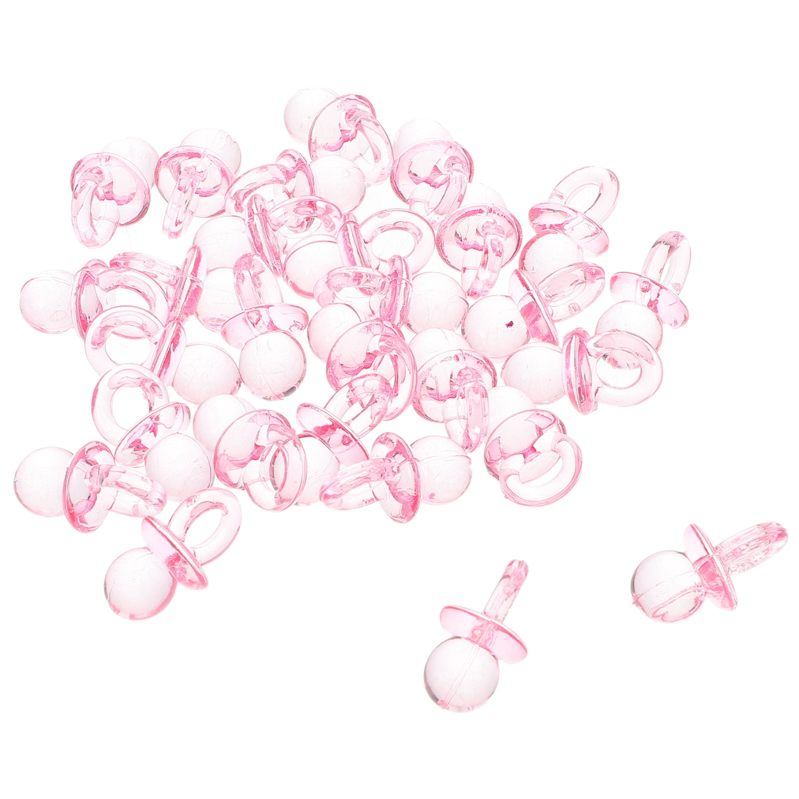 50pcs Baby Boy Shower Favors Plastic Pacifiers Baby Shower Game Baby ...