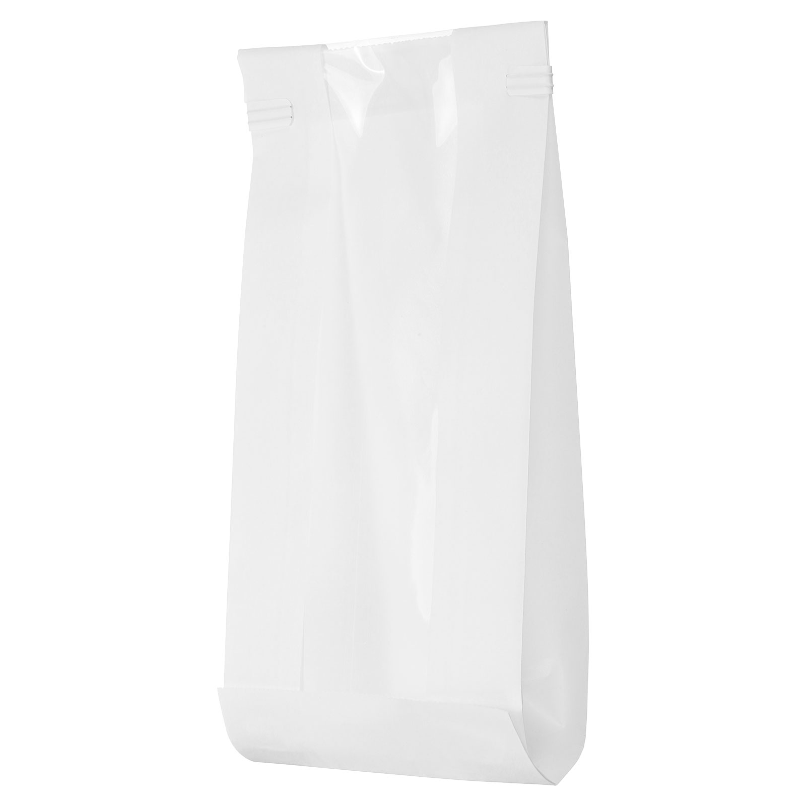 50pcs Bakery Bags with Window, Tin Tie Tab Lock Bags, Kraft Paper Bags ...