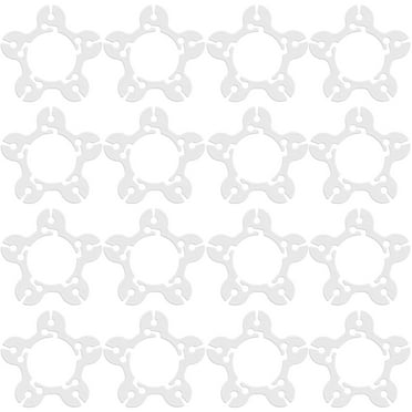 BalsaCircle 5 White 17" Plain Balloons Column Stand Sticks Holders ...