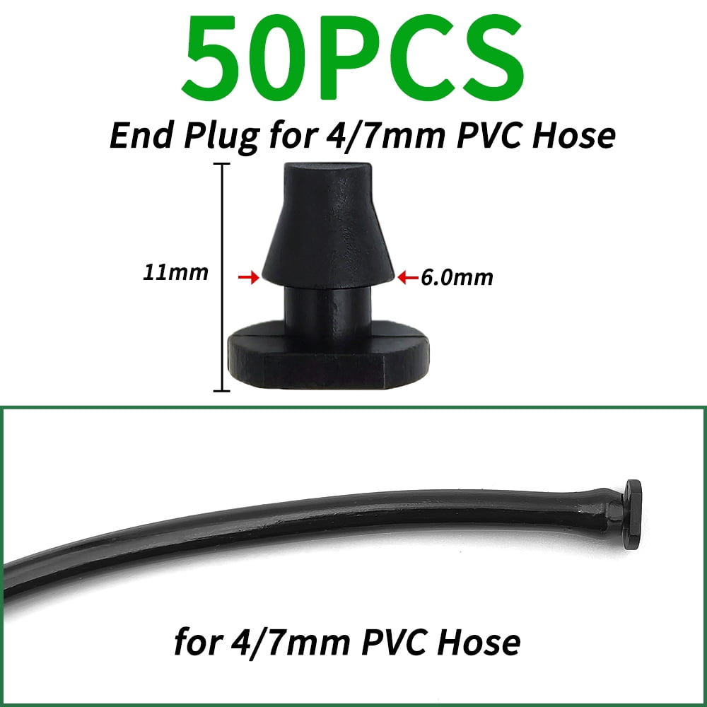 50pcs Barbed Connectors Irrigation Fittings Drip Irrigation Barbed ...