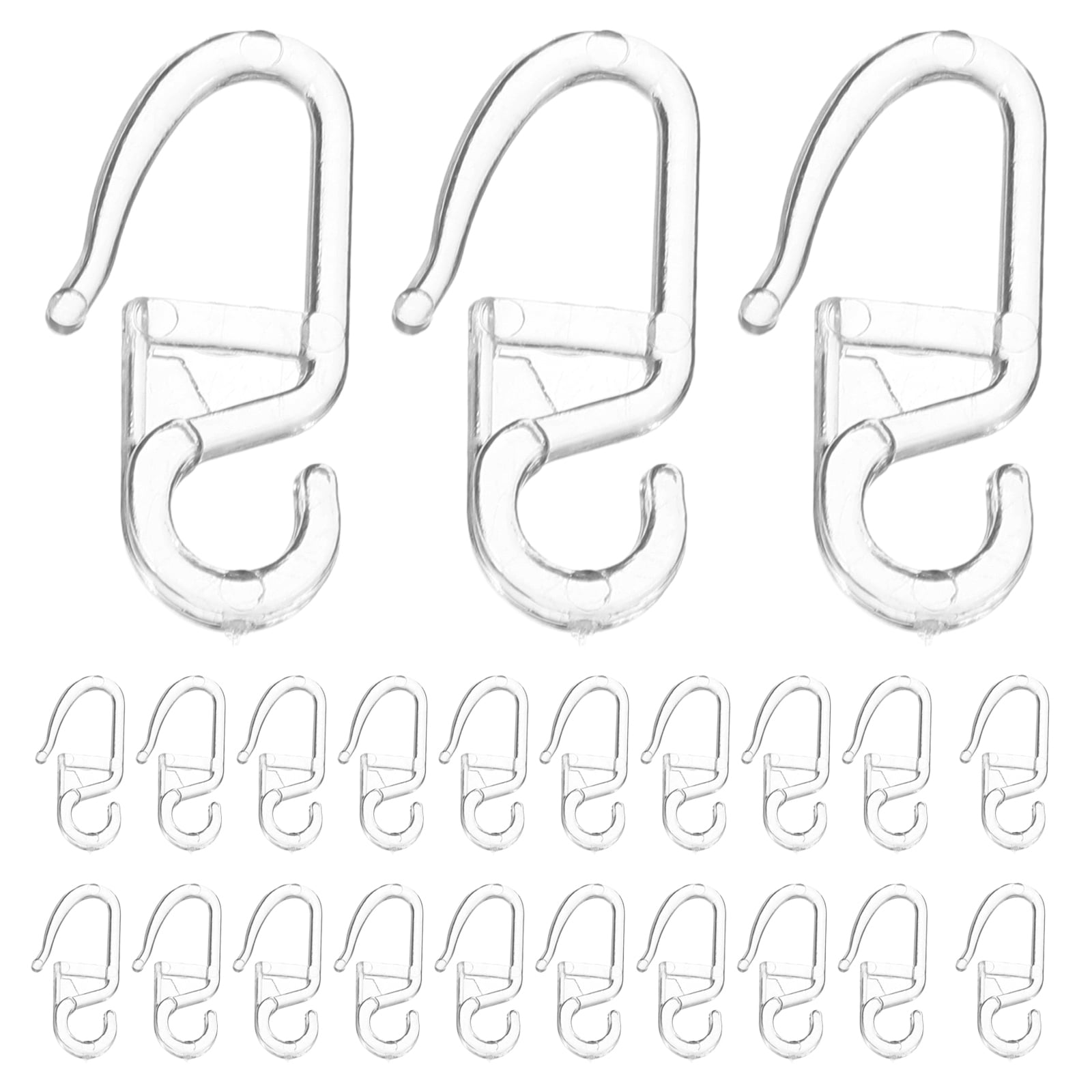 50pcs Bed Curtain Hooks, Convenient Creative Bed Curtain Hooks ...