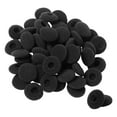 50pcs Black Soft Sponge Earpads, Replacement Earbuds 18 x 5mm for Round ...