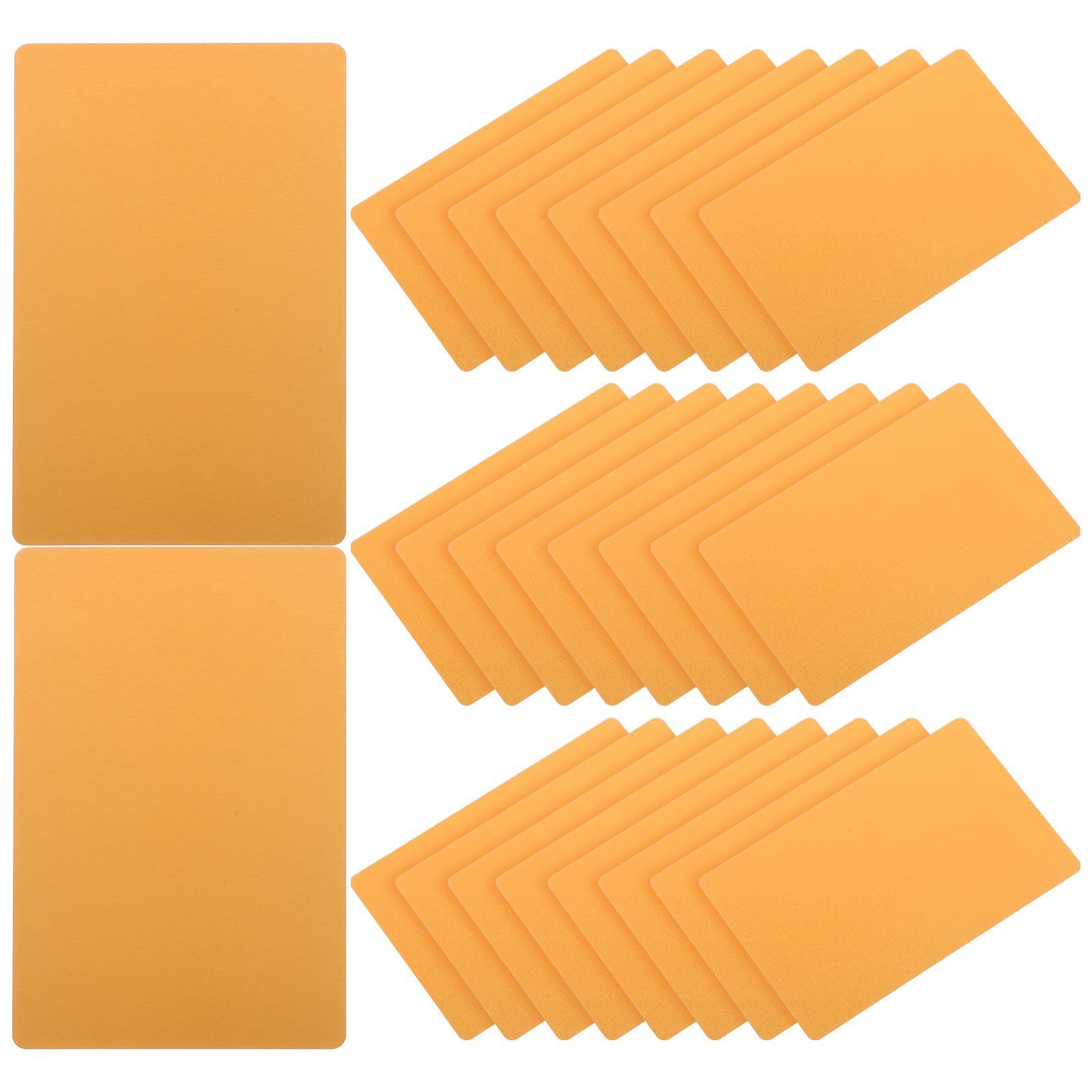 50pcs Blank Metal Cards Engraving Metal Business Cards Blank Printing ...