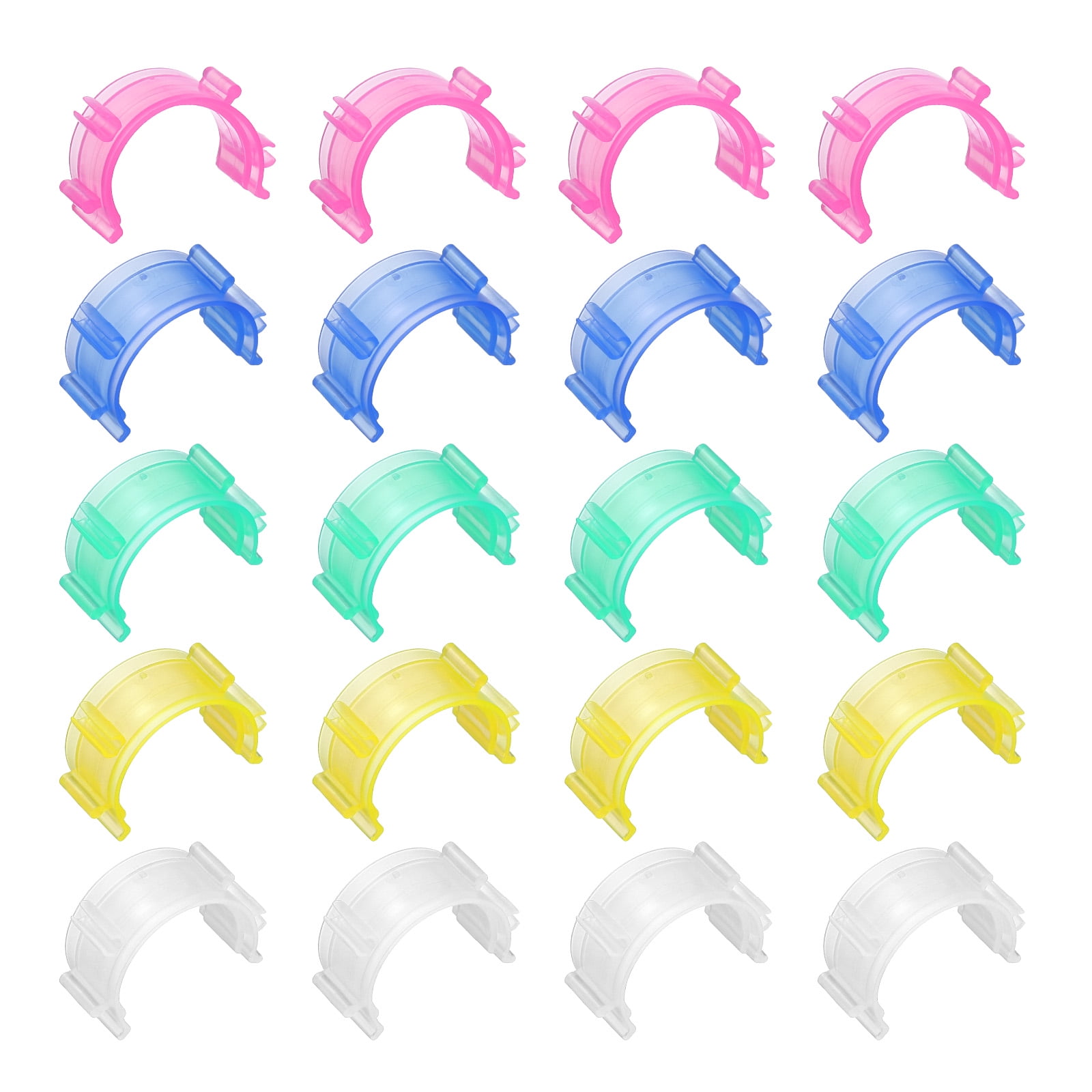 50pcs Bobbin Holder Set Plastic Bobbin Clamps Sewing Tool Clip Thread ...