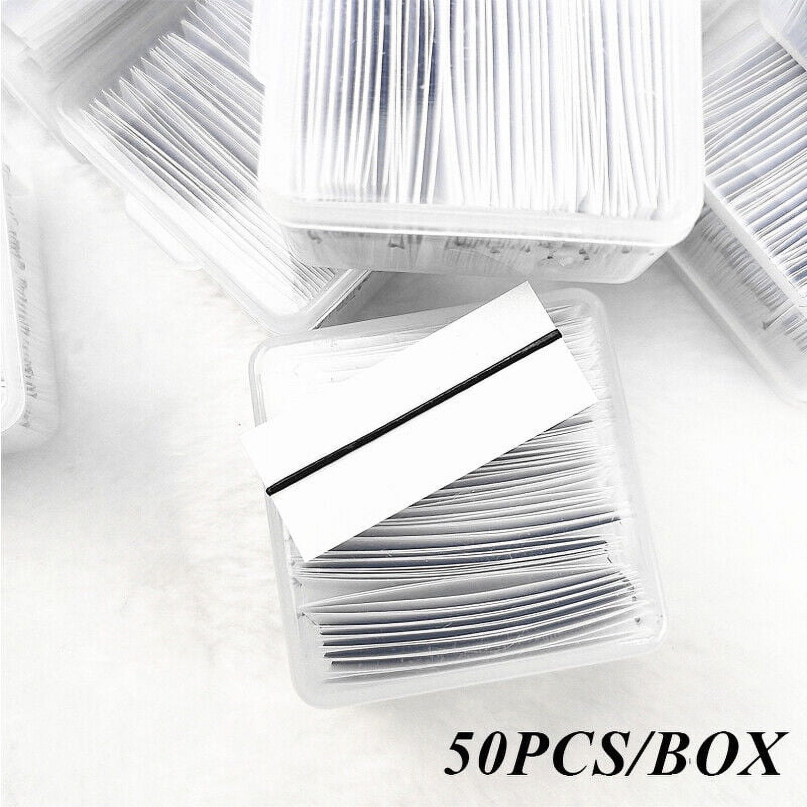 50pcs/Box Glue-Free Eyelash Glue Strip Reusable Lash Adhesive Tape Self ...
