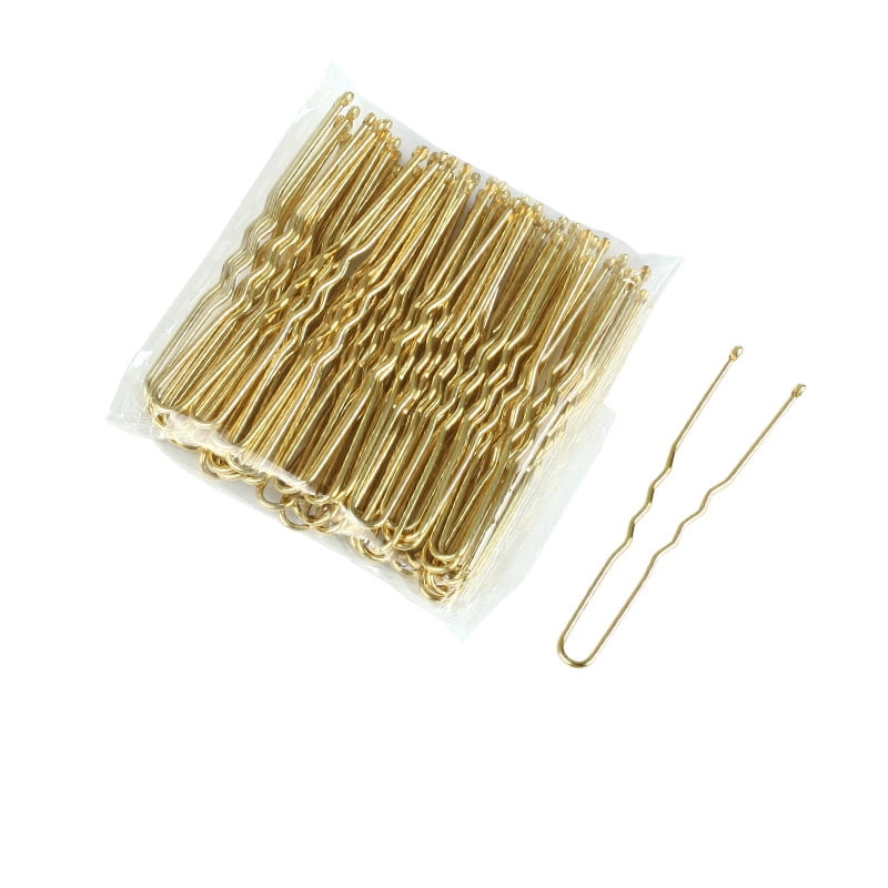 50pcs/Box Metal U Shaped Hair Clips Wedding Bridal Bobby Pins Alloy ...