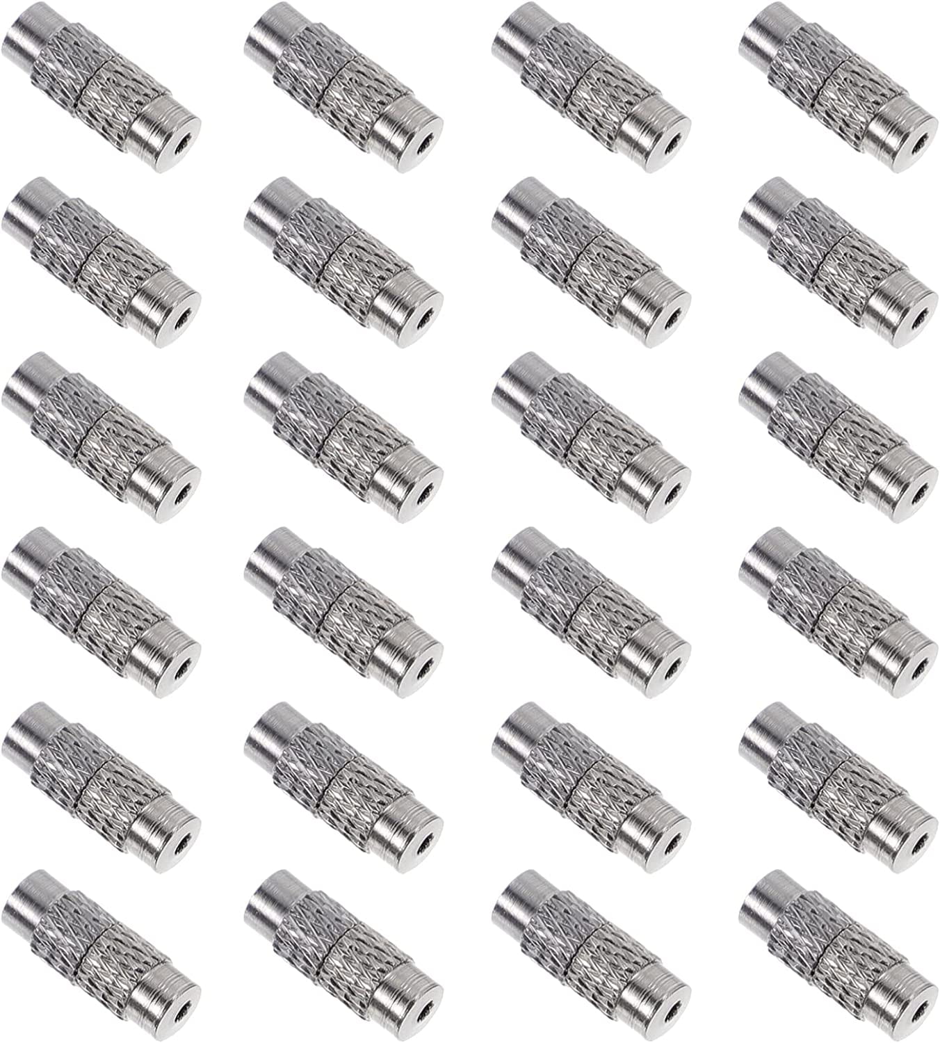 50pcs Bracelet Screw Clasps Brass Twist Clasps DIY Converter Cord End ...