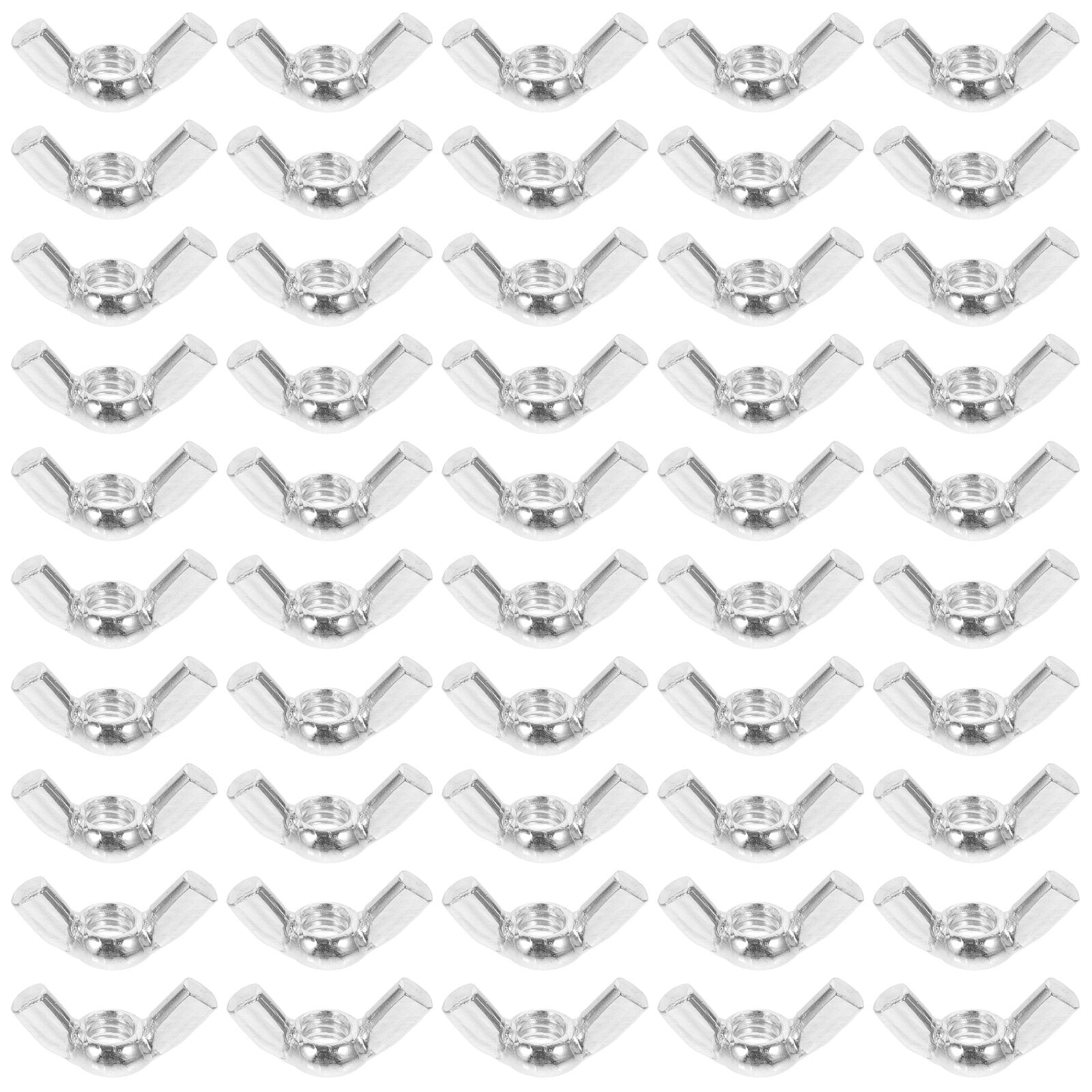 50pcs Butterfly-shaped Wing Nuts Practical Fastening Nut Assortment Kit ...