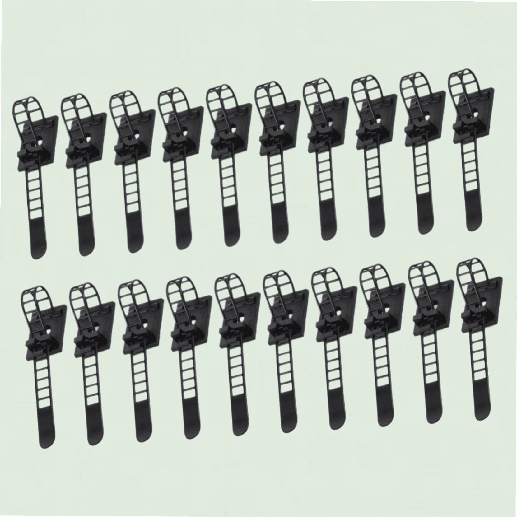 50pcs Cable Manager Nylon Electric Cable Ties, Adjustable Cable Clamp ...