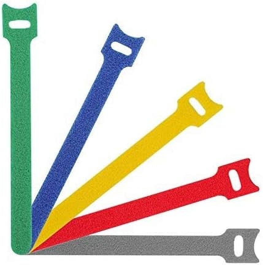 50pcs Cable Strap Colorful - 12x260mm Cord Cable Management Cable Ties ...